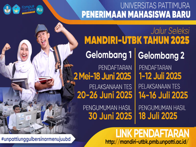 Penerimaan Mahasiswa Baru Jalur UTBK Mandiri I Tahun 2025 - Program ...